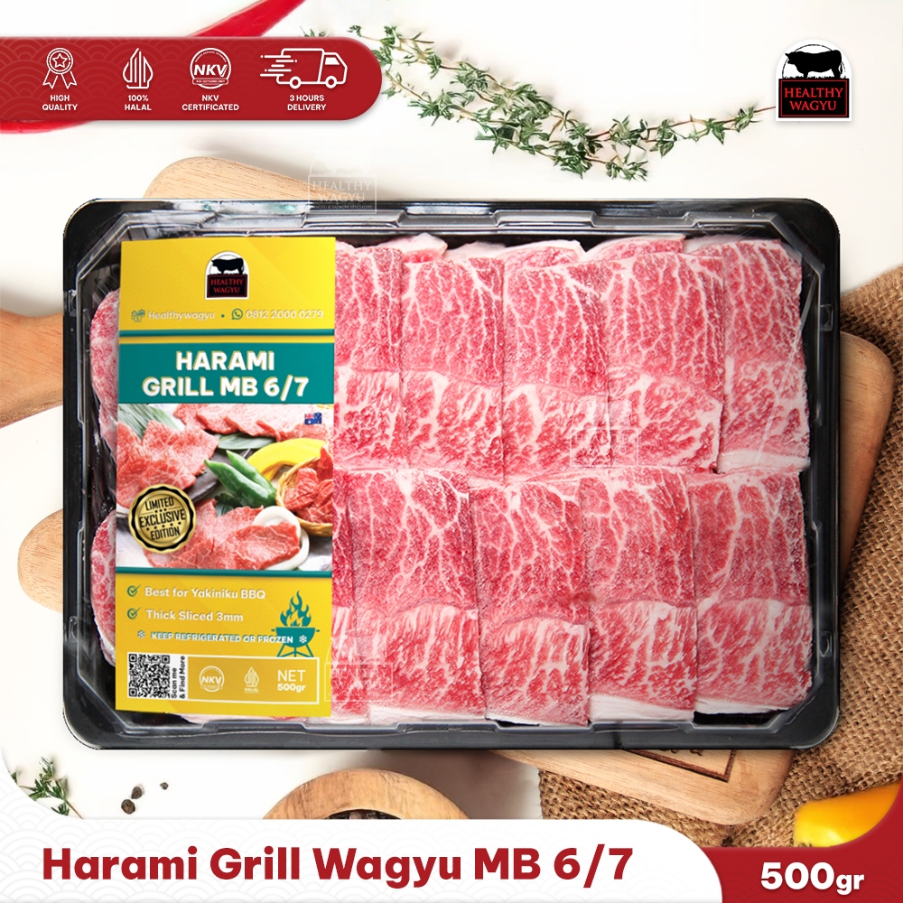 Jual Harami Grill - The Butcher Secret Beef Slice - 500gr Healthy Wagyu ...