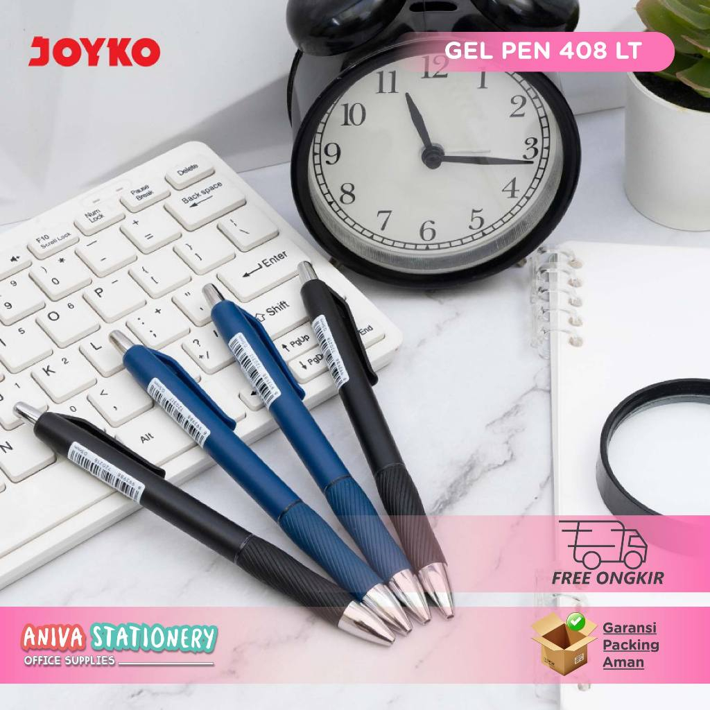 Jual Gel Pen Pulpen Pena Joyko GP-408 0.5 mm | Shopee Indonesia