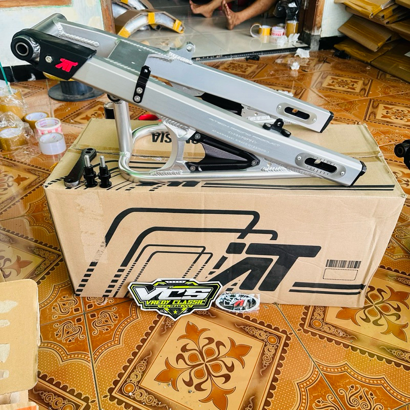 Jual AREM NINJA R SS ORIGINAL AITECH CNC SILVER swing arm ninja r ss ...