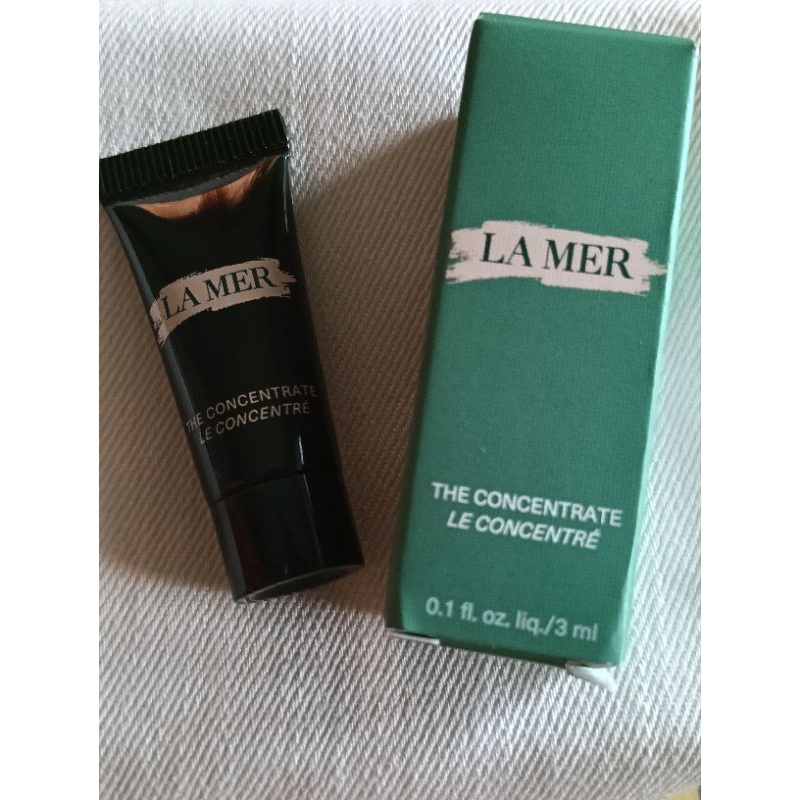 Jual La mer the concentrate serum 3ml complete box packaging | Shopee ...