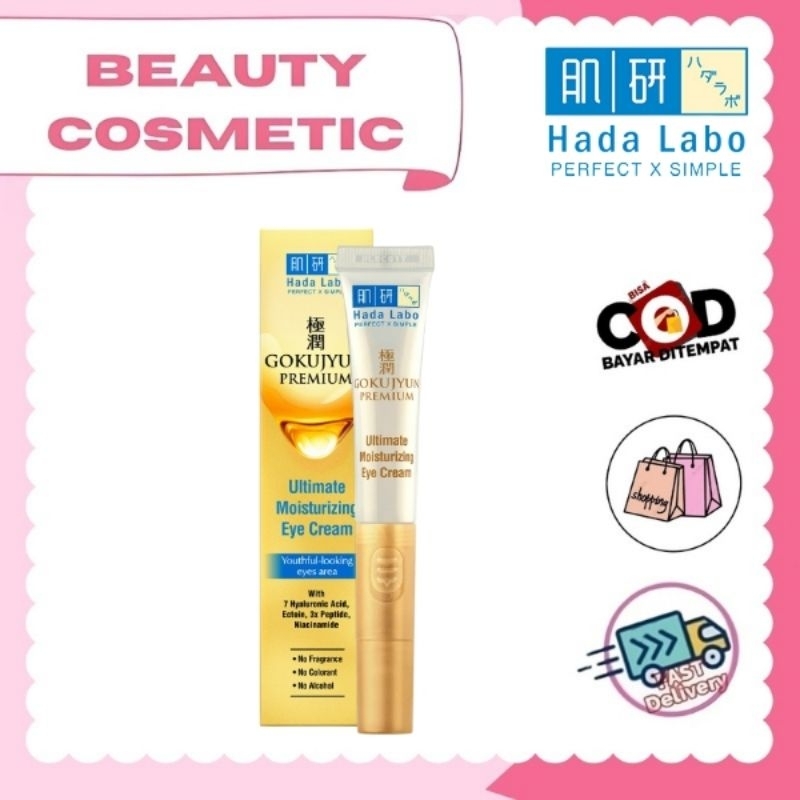 Jual HADA LABO Gokujyun Premium Ultimate Moisturizing Eye Cream ...