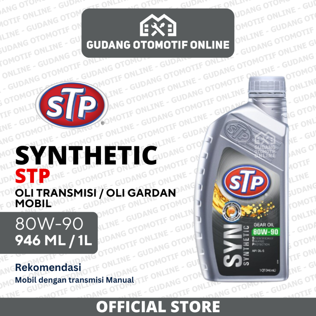Jual Gear Oil STP Synthetic 80W-90 946 ml 1L 1 Liter Original - Oli ...