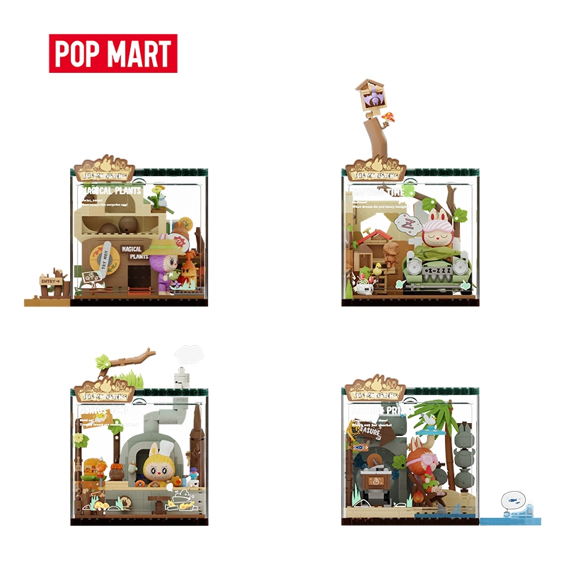 Jual POP MART POP BLOCKS The Monsters Forest Secret Base Labubu Series ...