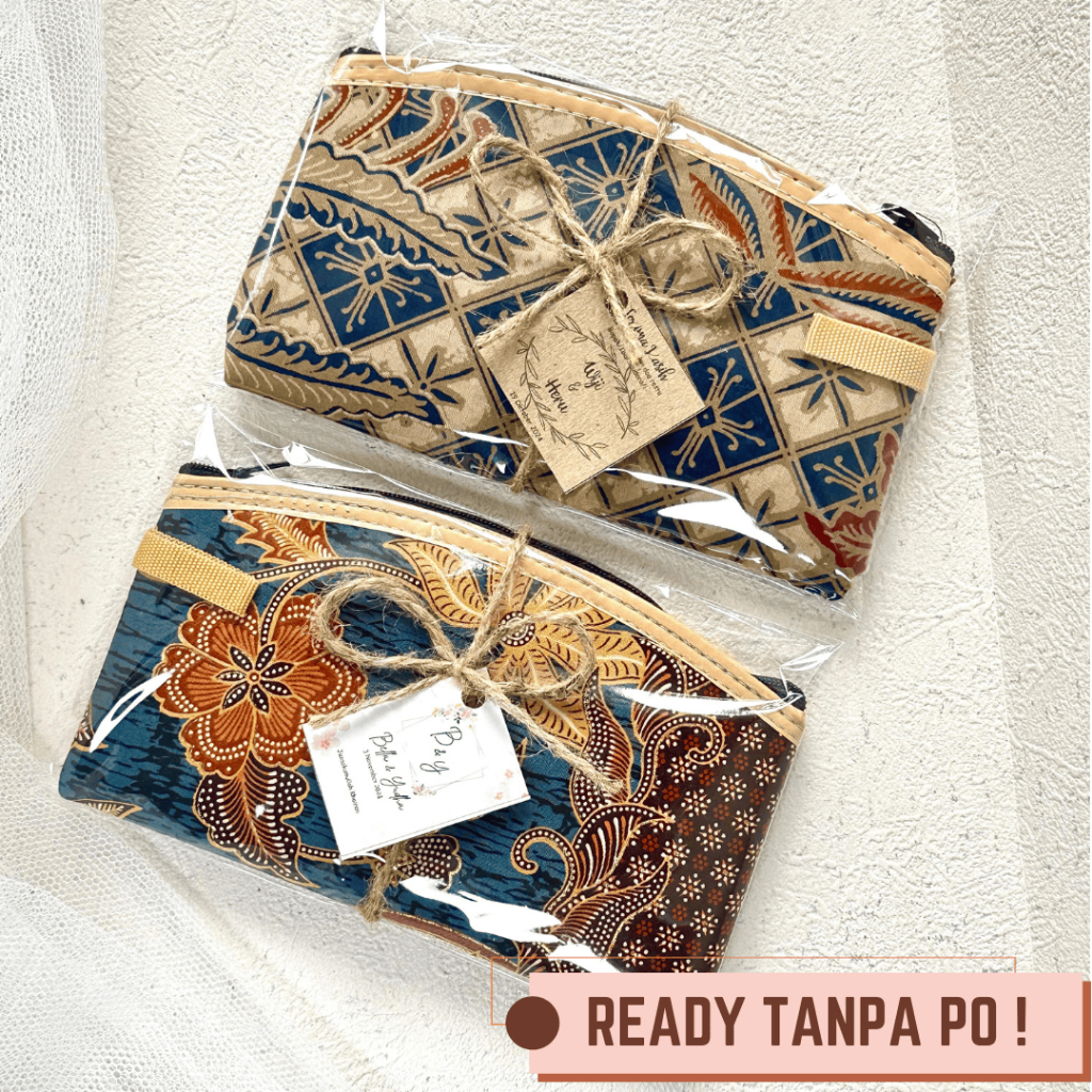 Jual PAKET 100pcs! SOUVENIR DOMPET BATIK KARTU CUSTOM 10x16cm SOUVENIR POUCH PERNIKAHAN | Shopee ...