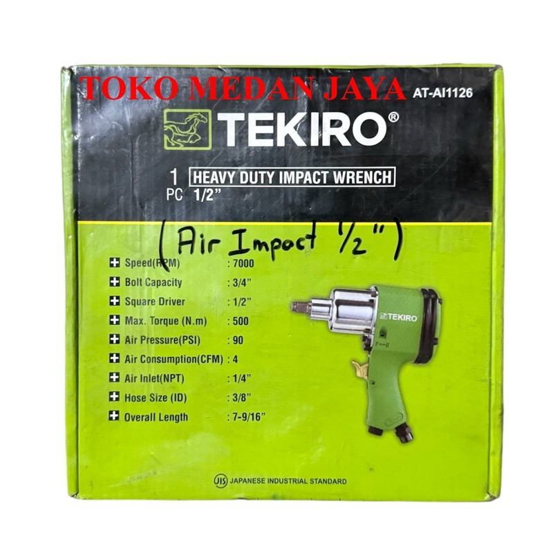 Jual HEAVY DUTY AIR IMPACT WRENCH 1/2" INCH TEKIRO ALAT MESIN BOR ANGIN KOMPRESSOR | Shopee ...