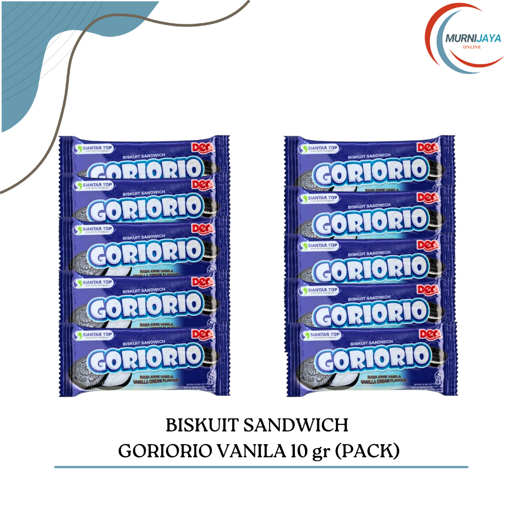 Jual Biskuit Sandwich Goriorio Vanila 10 gr (PACK - Isi 20 PCS) | Shopee Indonesia