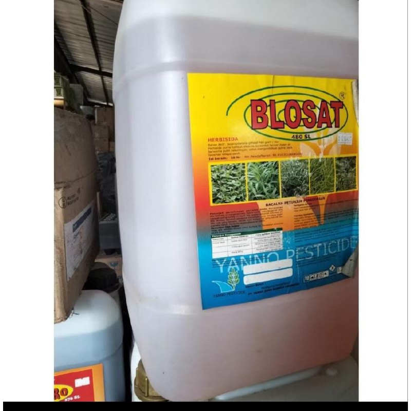 Jual HERBISIDA BLOSAT 480SL 20 Liter Obat Rumput Liar Bahan Aktif ...