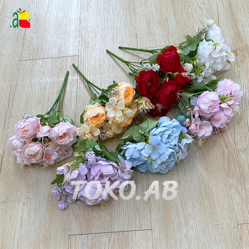 Jual BUNGA ARTIFICIAL PEONY ZQ2 DAYSI SALJU B8082 BUNGA PLASTIK ...