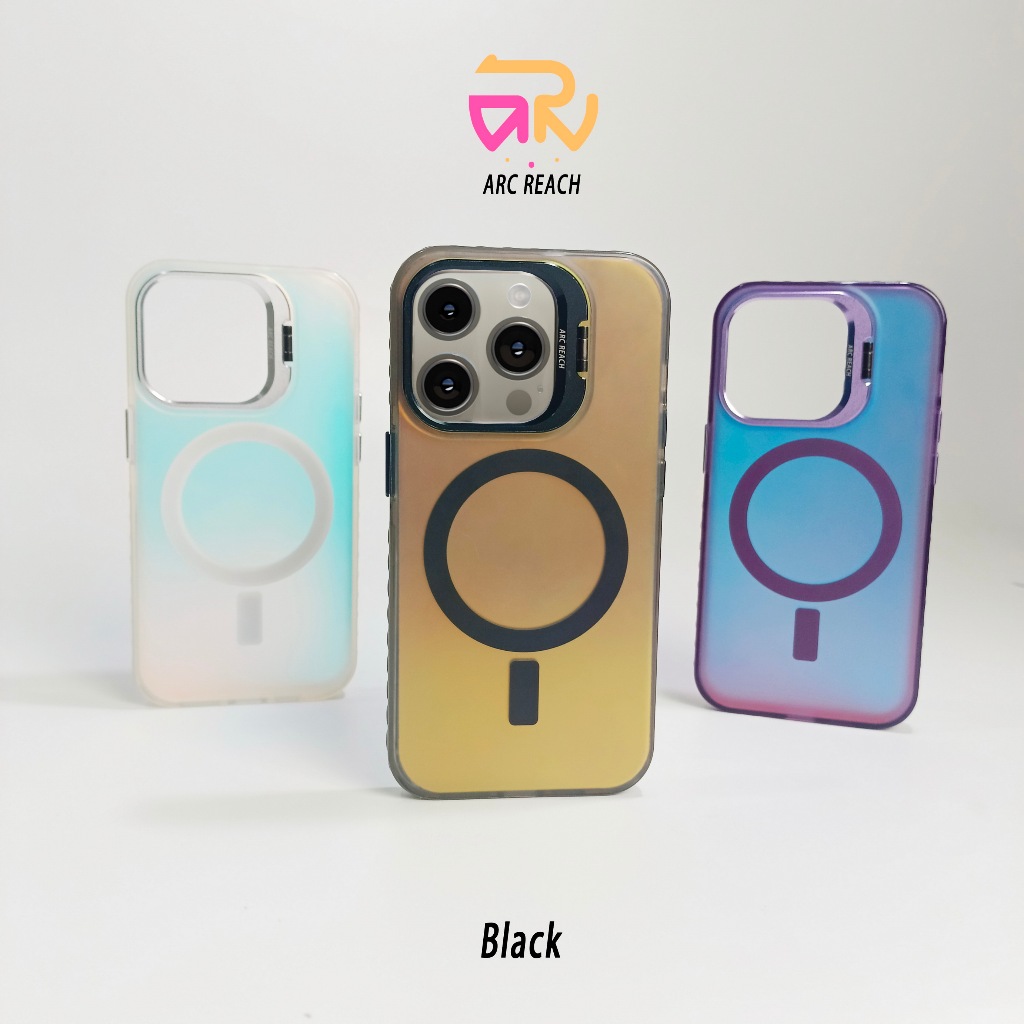 Jual ARC REACH Casing Magsafe Case Iphone Aurora Editon Ring Stand ...