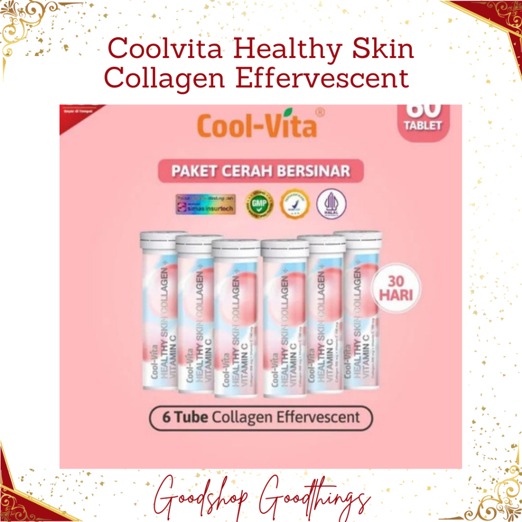 Jual Coolvita Healthy Skin Collagen Effervescent / Kolagen Pencerah Kulit Glowing / Collagen ...