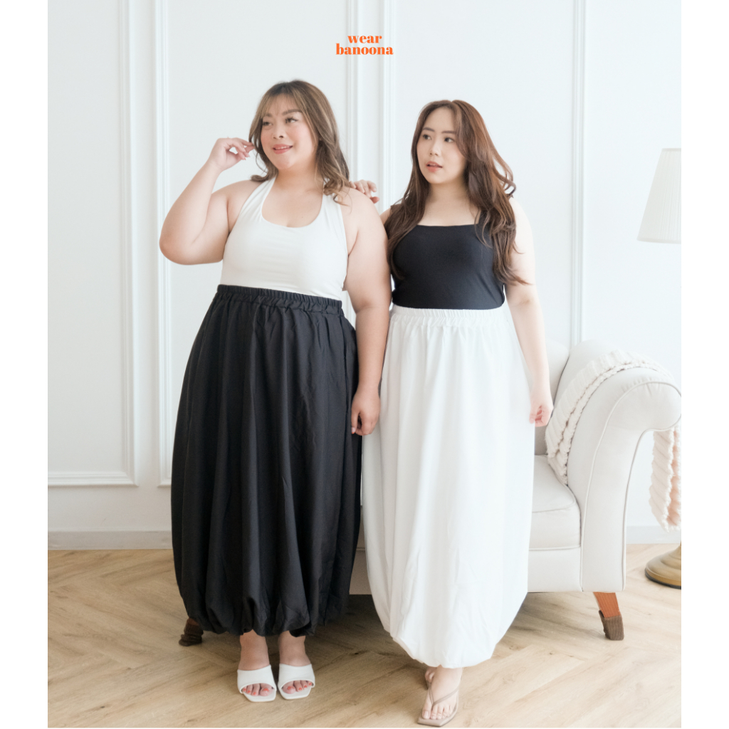 Jual wear.banoona - Monae Balloon Maxi Skirt | Rok Balon Trendy Ala ...