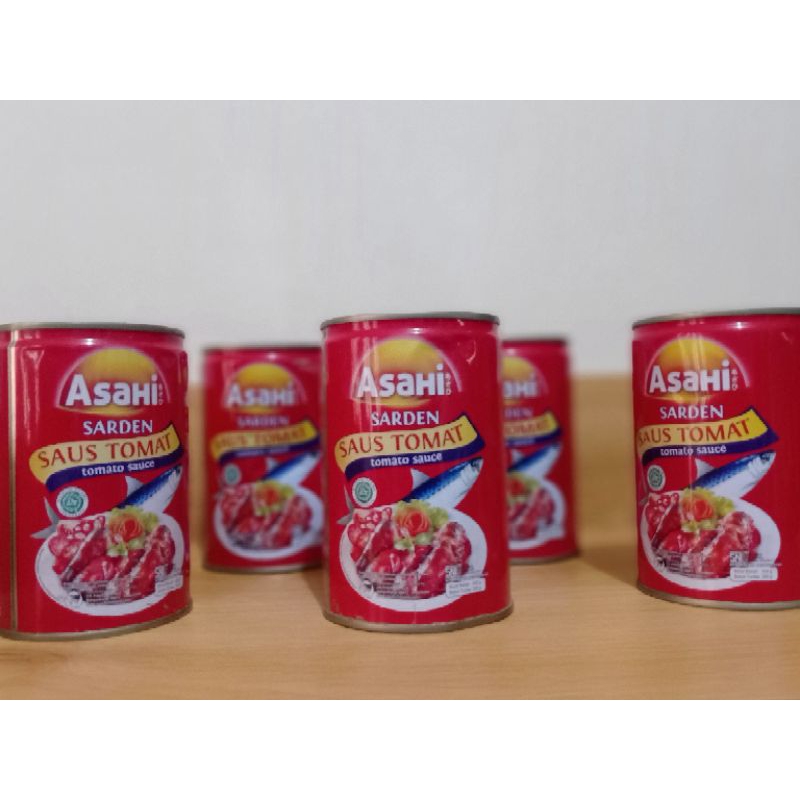 Jual sarden asahi tomato suce 425g | Shopee Indonesia