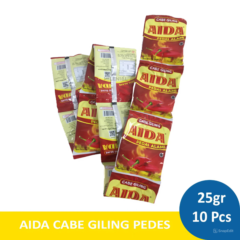 Jual AIDA CABE BUBUK 25GR 1 RENCENG ISI 10 SACHET | Shopee Indonesia