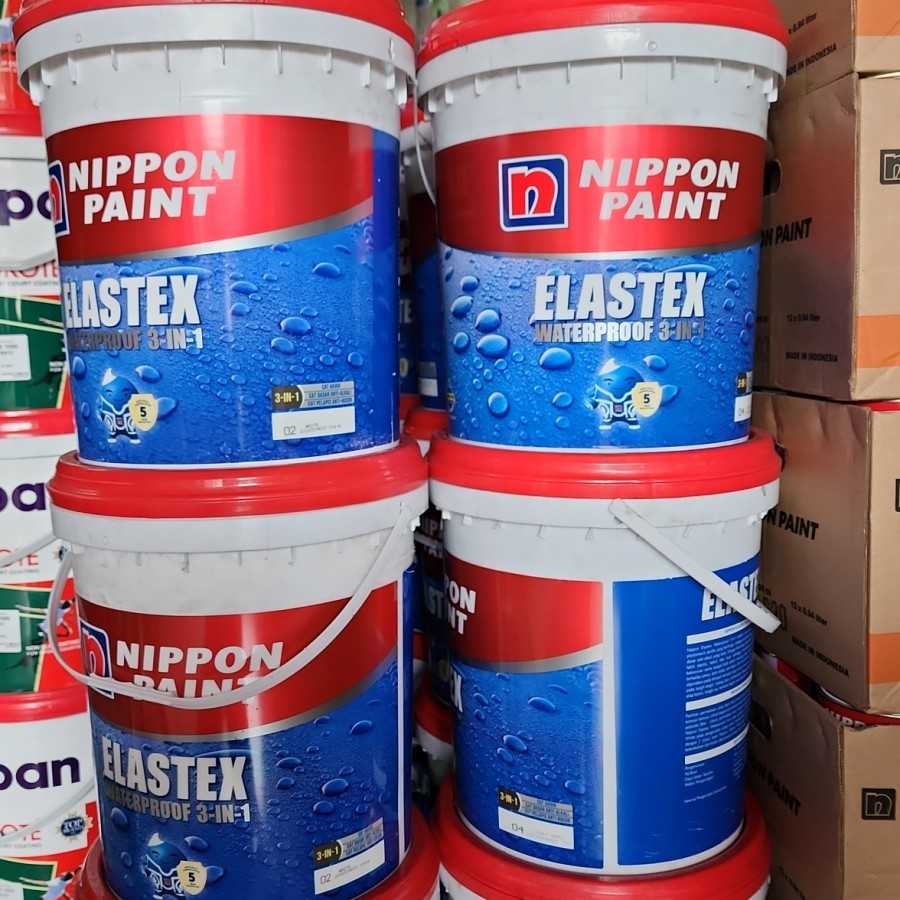 Jual (TERMURAH!) NIPPON ELASTEX 20KG PAIL WATERPROOF SEALER CAT DASAR ...