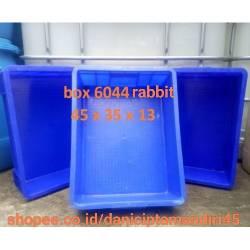 Jual box container rabbit 6044, box cincau/jeli, box industri serbaguna ...