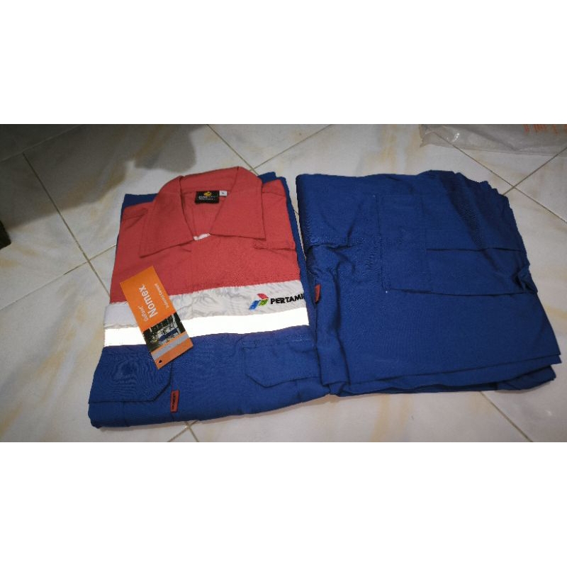 Jual Coverall Wearpack Pertamina Two Piece | Shopee Indonesia