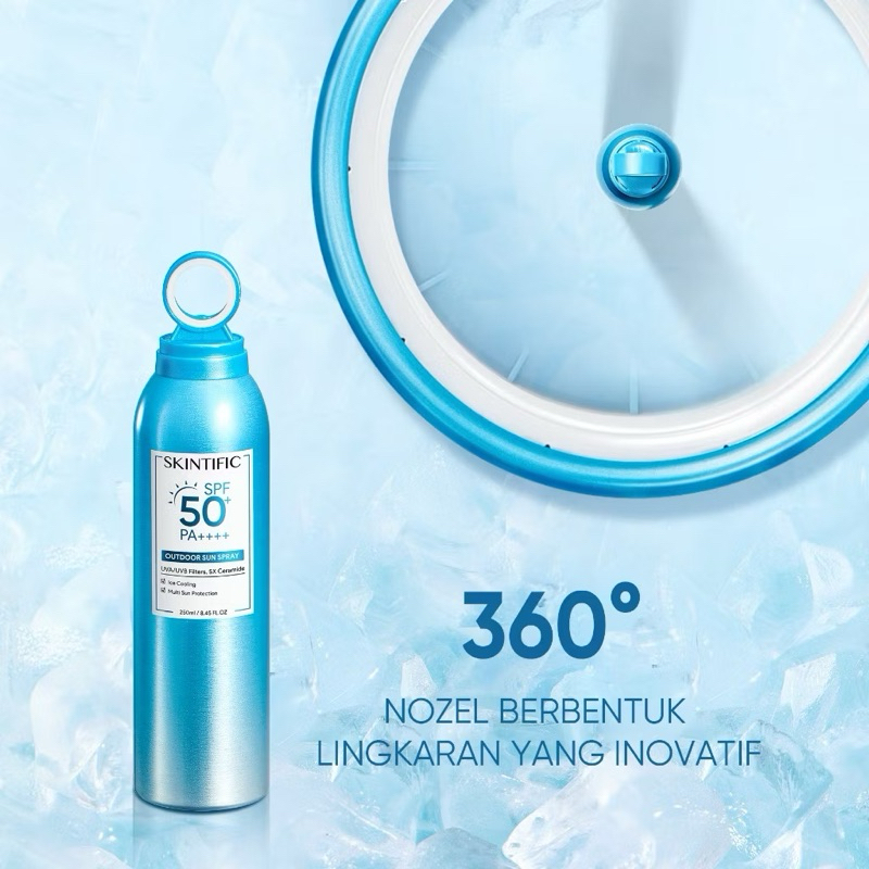 Jual Skintific Outdoor Sun Spray SPF 50+PA+++ Mist Tone Up Sun Sheid ...