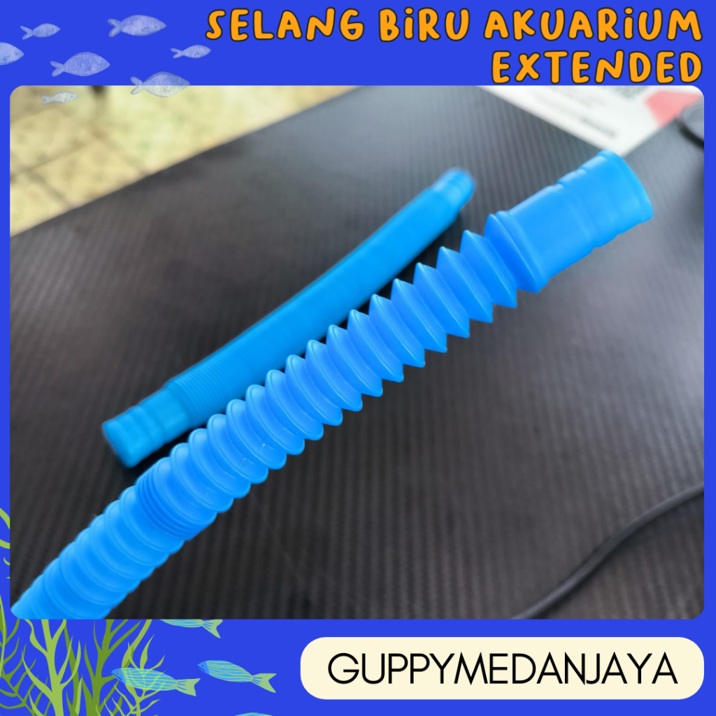 Jual SELANG BIRU AQUARIUM EXTENDED - BISA PANJANG PENDEK / SELANG ...
