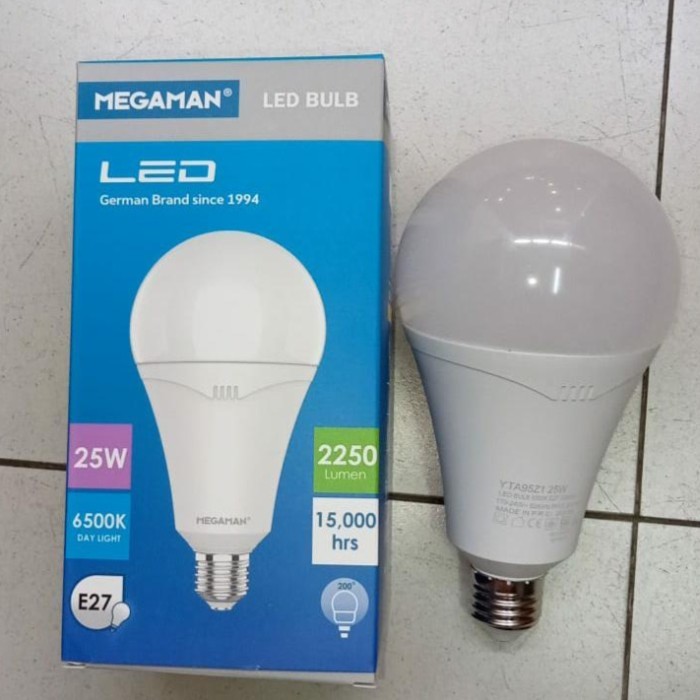 Jual MEGAMAN LED Bulb A-Bulb 25 Watt / Lampu Bohlam 25W | Shopee Indonesia