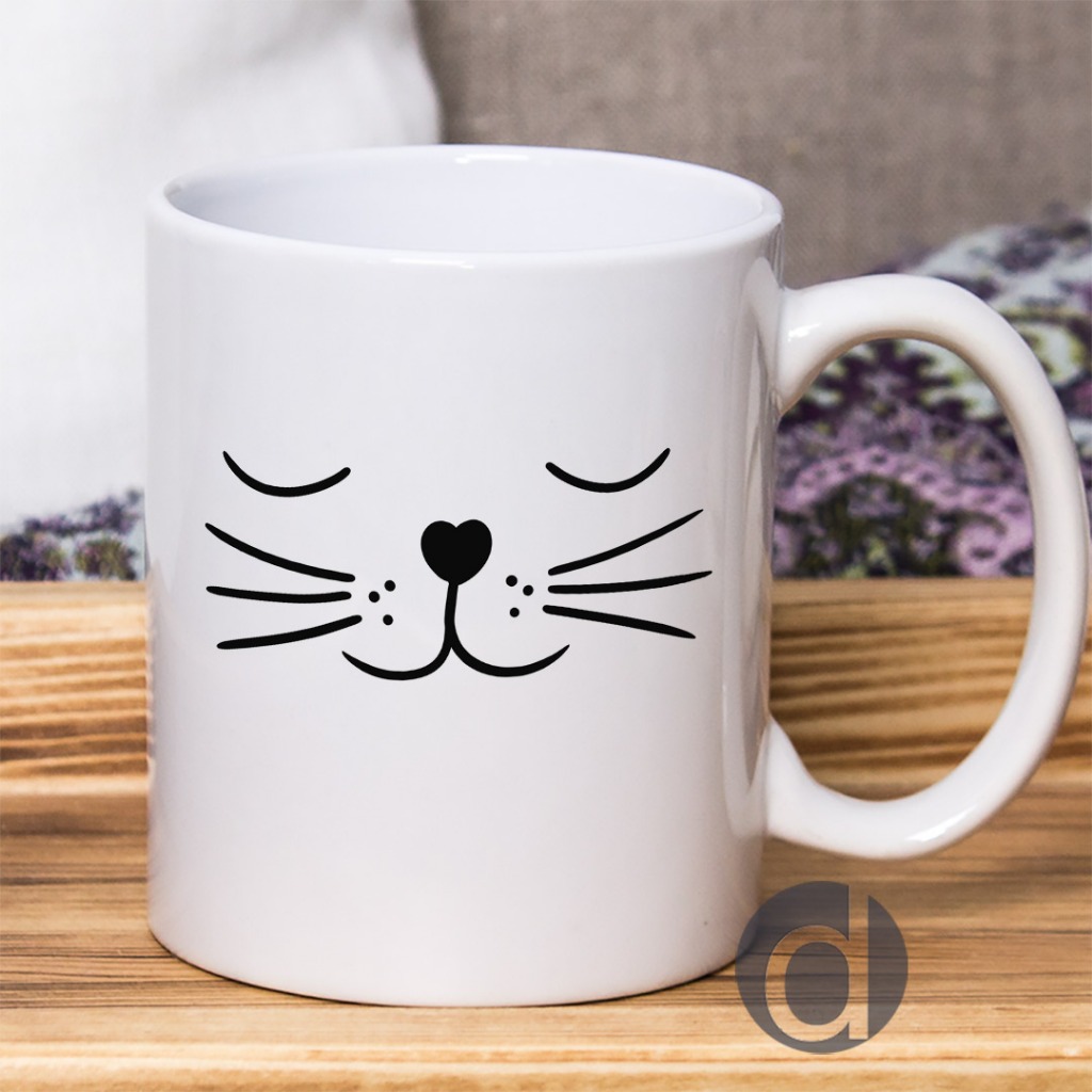 Jual Mug Gelas Lucu Gambar Kucing Minimalis | Shopee Indonesia