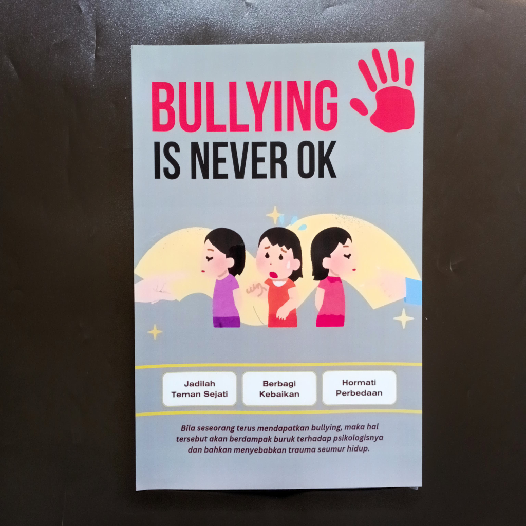 Jual Stiker STOP Bullying | Bullying Is Never OK | Dampak Buli ...