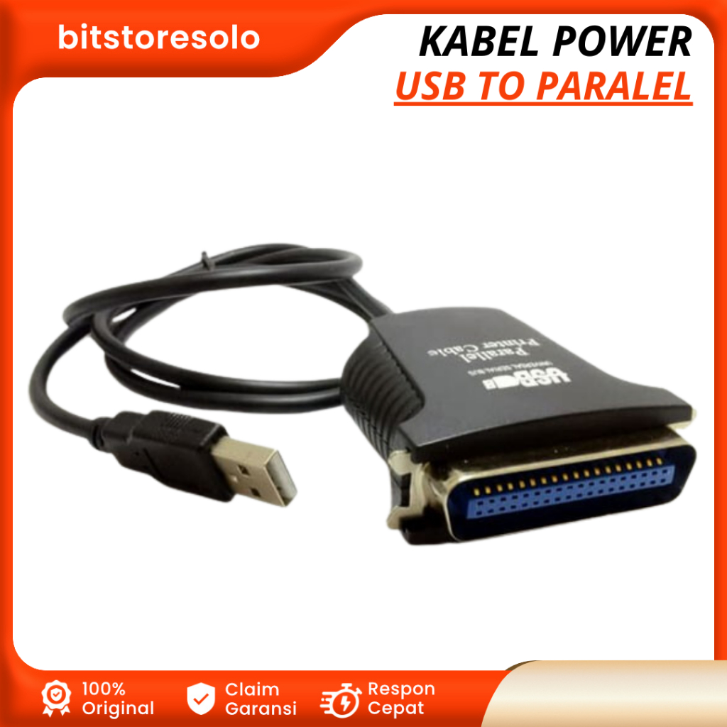 Jual Kabel Power USB to Paralel Printer 1 Meter | Shopee Indonesia