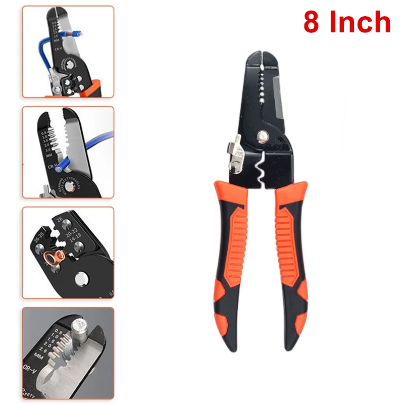 Jual Tang Pemotong Kabel Listrik Crimping Pengupas Cable Stripper ...