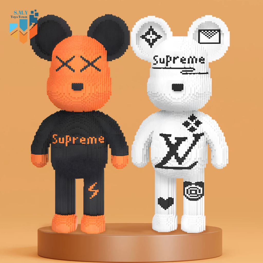 Jual SMY Toystown Violent Bear Supreme Nano Block Jumbo Bricks Mainan Balok Susun Mainan Edukasi ...