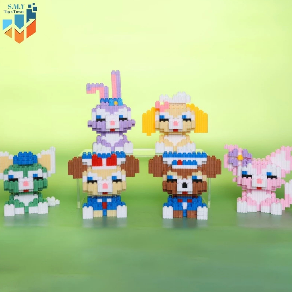 Jual SMY Toystown Nano Blocks Disney Little Cat / Stella Lou 3D Model ...