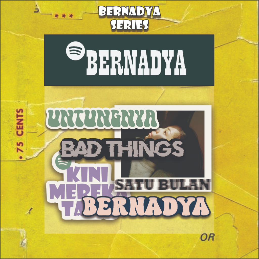 Jual Stiker Musik Bernadya Lucu dan Aesthetic - Koleksi Terbaru ...