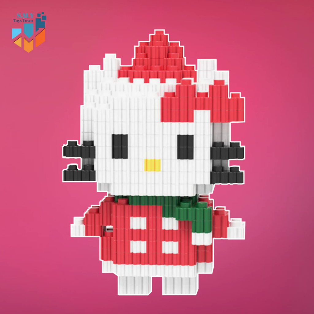 Jual SMY Toystown Nano Blocks Hello Kitty 3D Model, Disney Mainan Blok ...