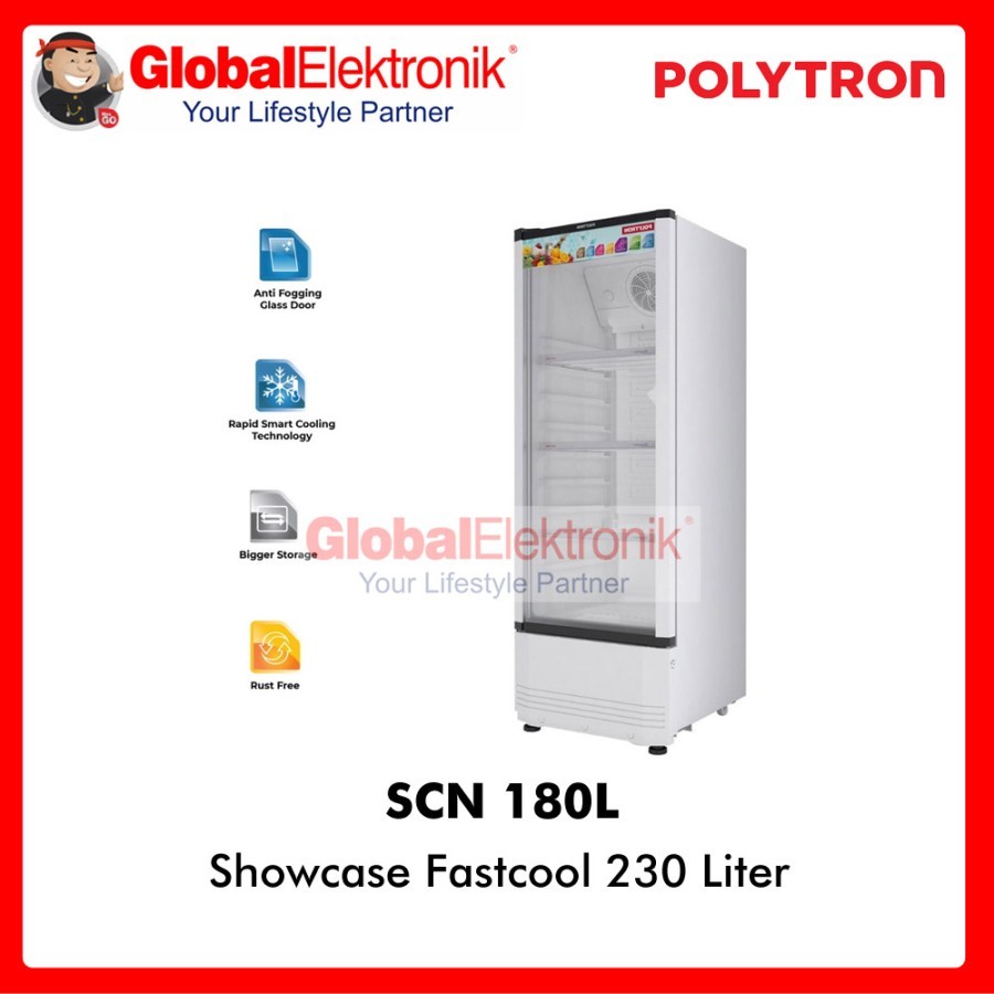 Jual POLYTRON SHOWCASE 230 LITER POLYTRON SCN 180L SHOWCASE POLYTRON ...