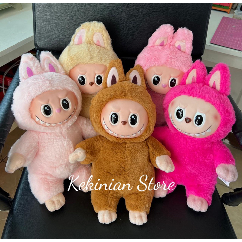 Jual Boneka The Monster Labubu Muka Karet Boneka Lucu Boneka Viral Cute ...