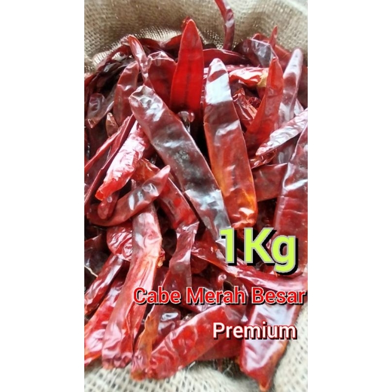 Jual Promo !! Cabe Merah BESAR Kering Kualitas 1kg | Shopee Indonesia