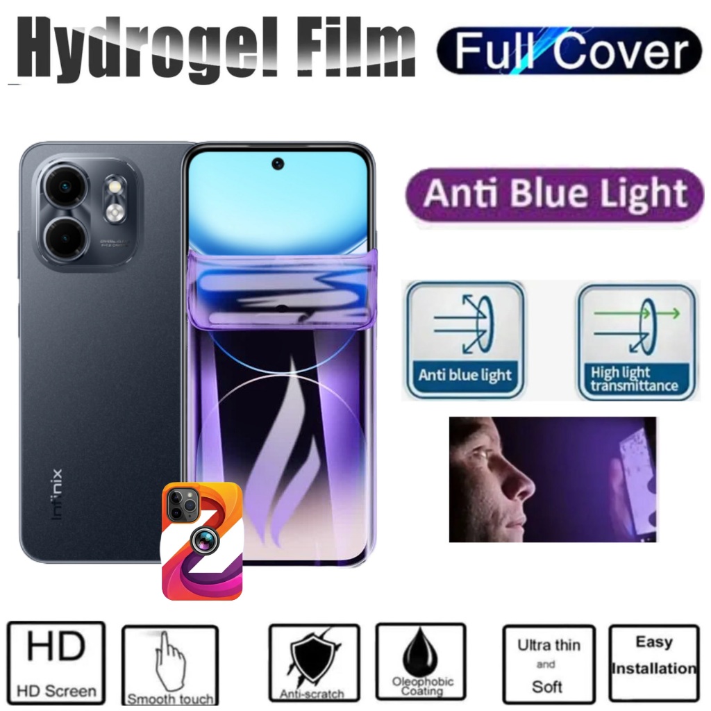 Jual Anti gores Hydrogel jelly blue light pelindung layar hp Infinix Smart 9 | Shopee Indonesia
