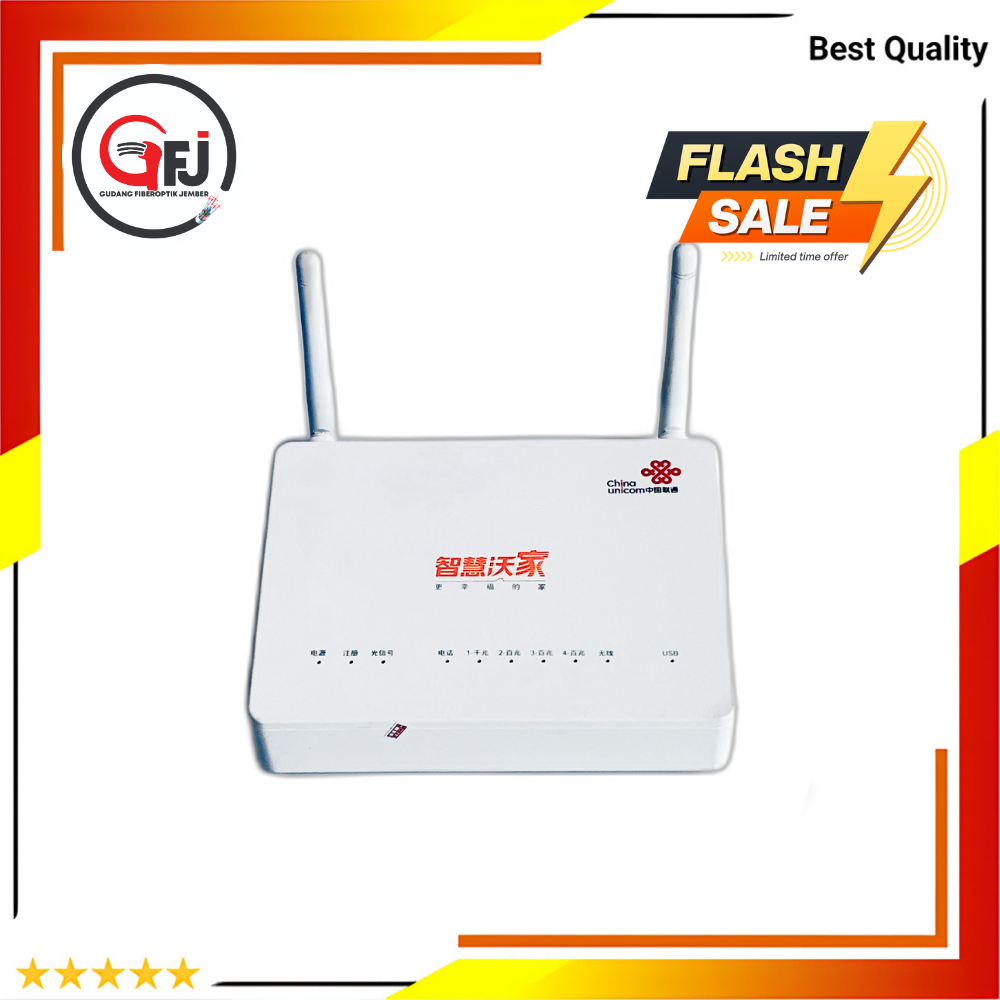 Jual [TERMURAH] MODEM XPON CHINA UNICOM F677 V2 SUPPORT EPON DAN GPON ...