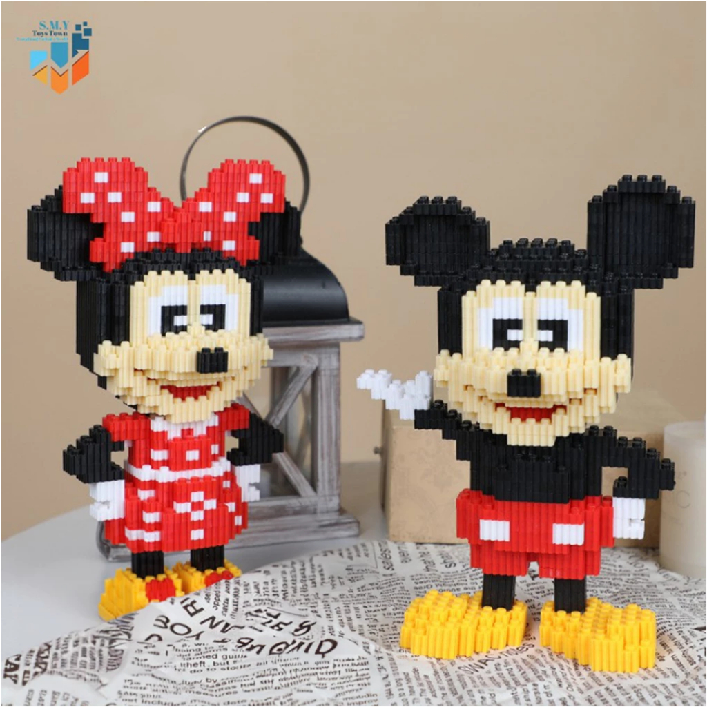 Jual SMY Toystown Brick Nano Block Mickey & Minnies Medium - Anime ...