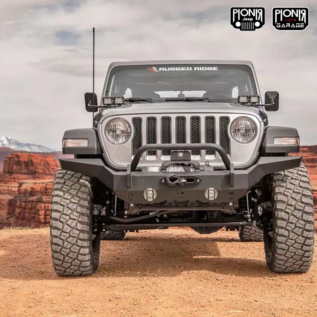 Jual Rugged Ridge HD Full-Width Front Bumper & HD Rear Bumper Jeep ...