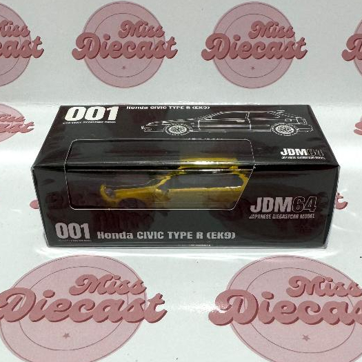 Jual Diecast 1:64 JDM 64 Honda Civic Type R RK9 #001 yellow | Shopee ...
