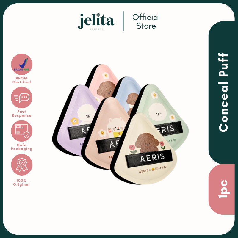 Jual Jelita Cosmetics - Aeris Beaute x Kelly's Co. Cloud Conceal Puff ...