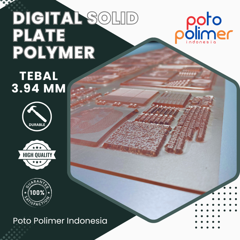 Jual Rubber Stamp / Digital Solid Plate Polymer / Stempel Karet Tebal 3 ...