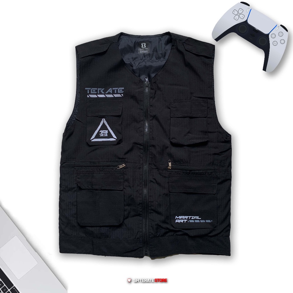 Jual ROMPI PSHT | VEST PSHT STREET WEAR - BLACK | Shopee Indonesia