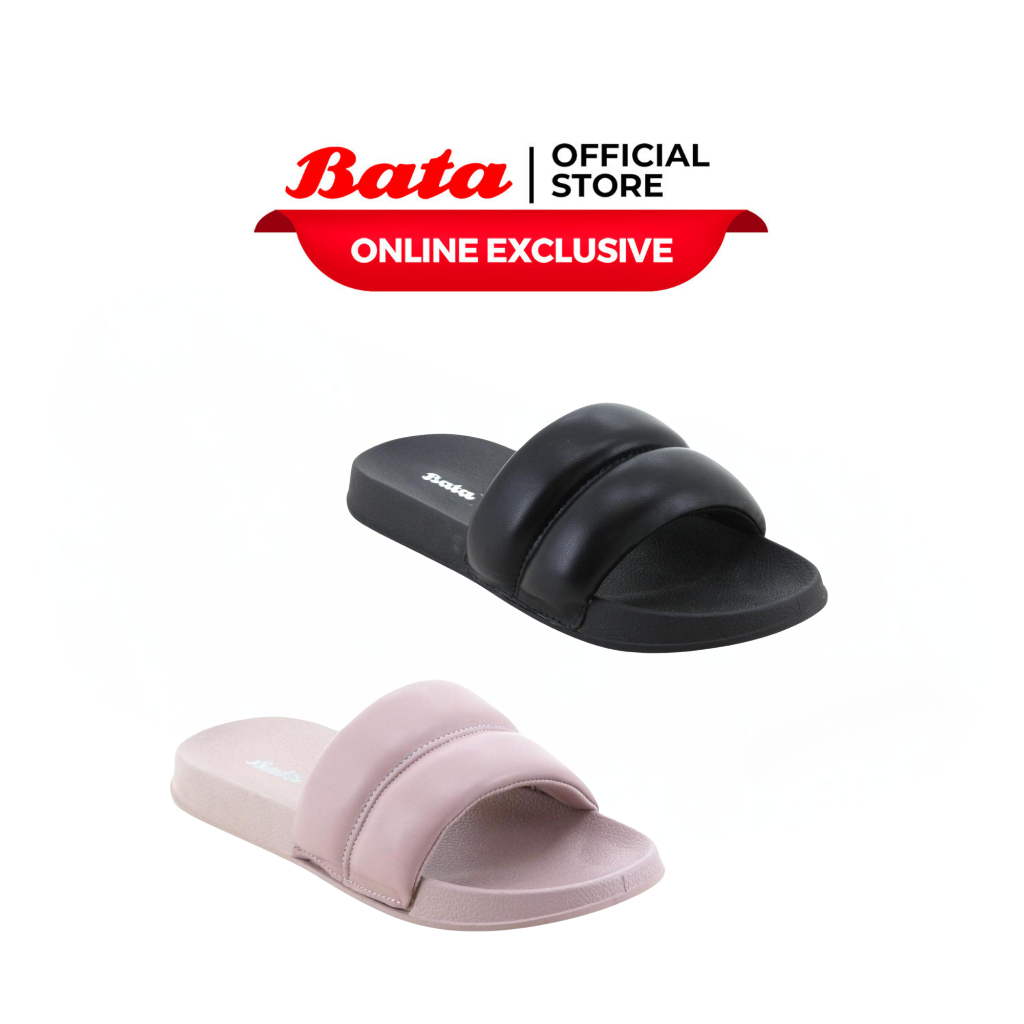 Jual BATA - ELBA "Puff Upper" Sandal Slide Karet Wanita | Shopee Indonesia