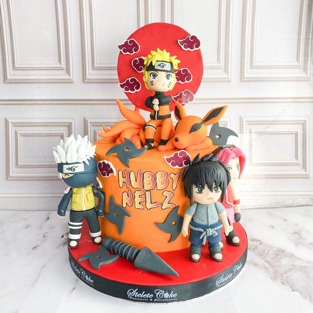 Jual Kue Ulang Tahun/Birthday Cake/Kue Birthday Tema Naruto/Kue ...