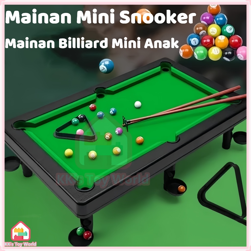Jual Paket Mainan Anak Snooker Mainan biliar mini Mainan Biliar Mewah ...