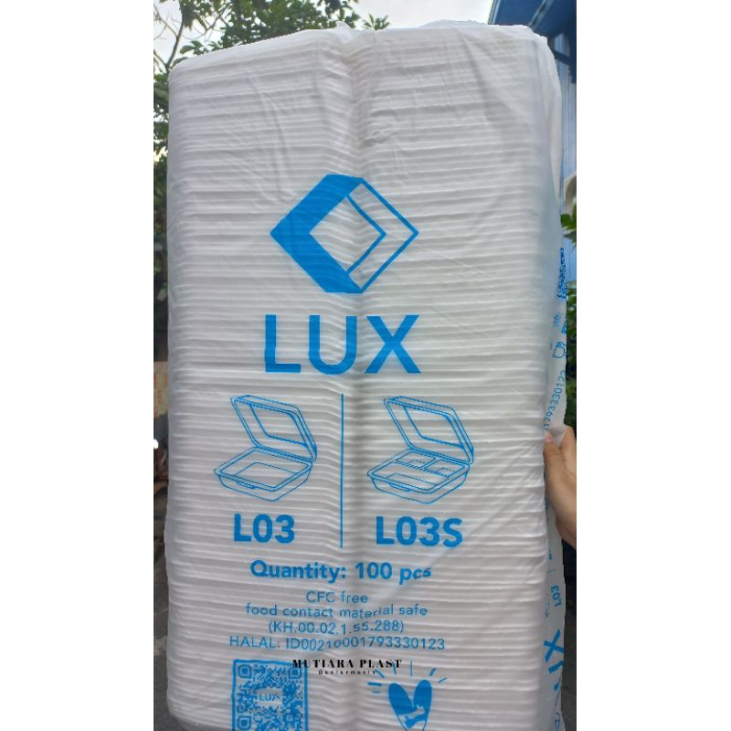 Jual Styrofoam LUX L03 POLOS Besar @ 100 PCS | Shopee Indonesia