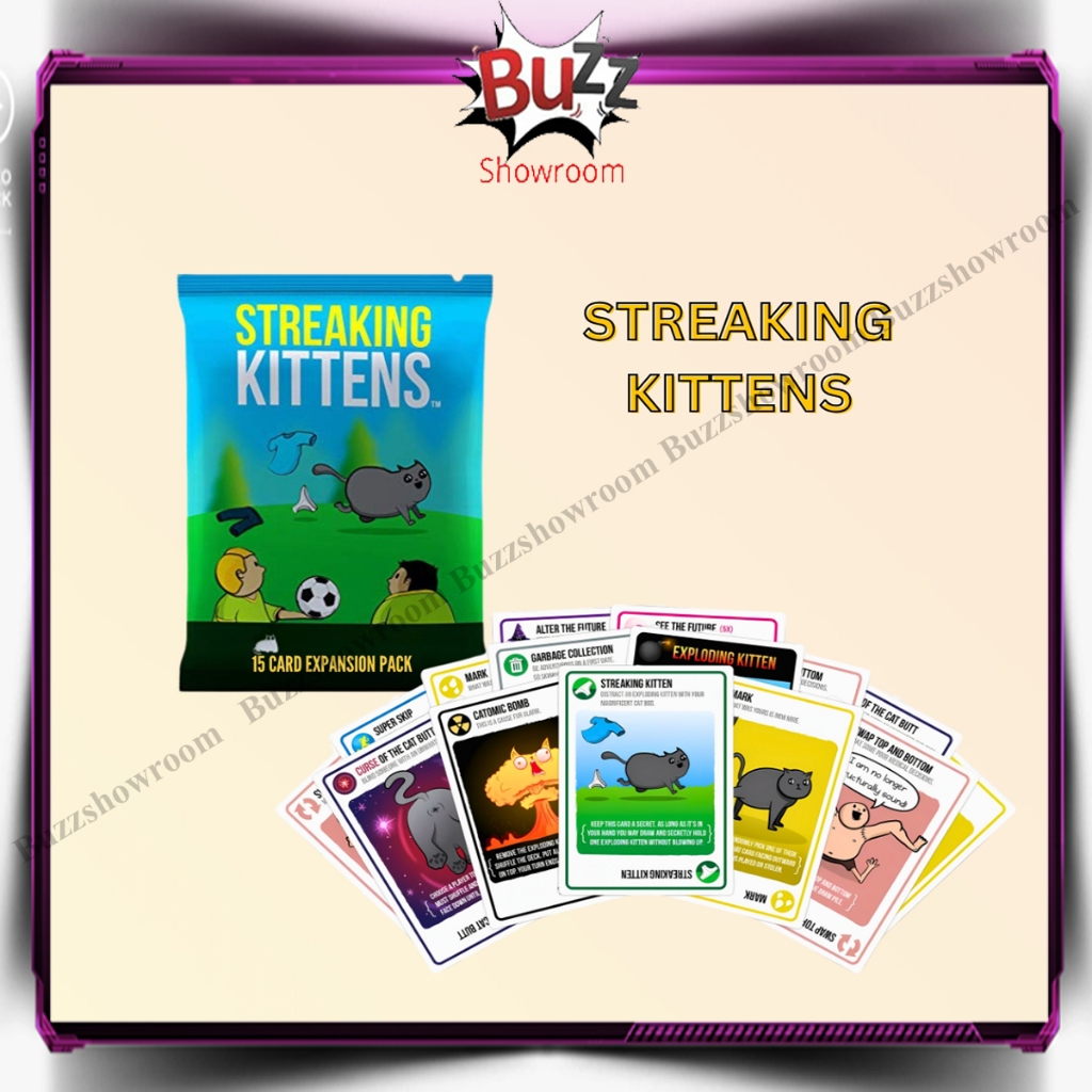 Jual Streaking kittens (2nd expansion to the Exploding kittens) Card ...