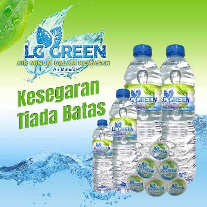 Jual air mineral kemasan gelas LG GREEN 48x220ml | Shopee Indonesia