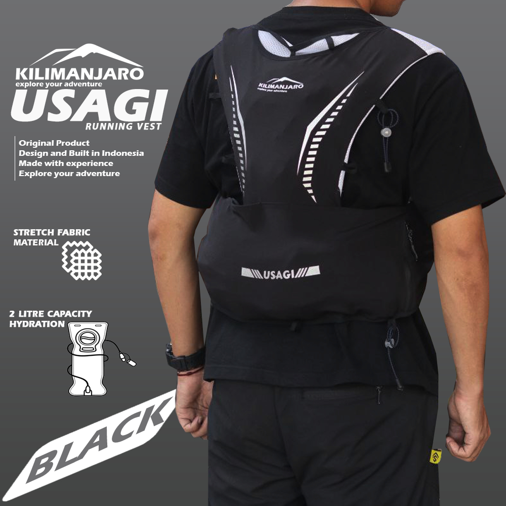 Jual KILIMANJARO USAGI Tas Hydropack Trail Running - tas lari - tas ...
