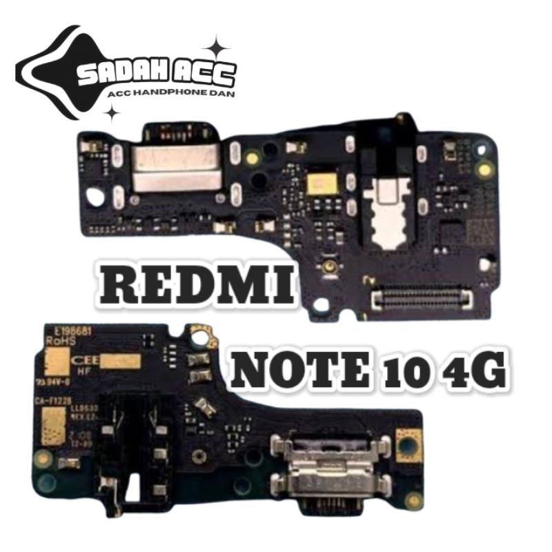 Jual BOARD KONEKTOR/PAPAN CHARGER PCB REDMI NOTE 10 4G ORIGINAL ...